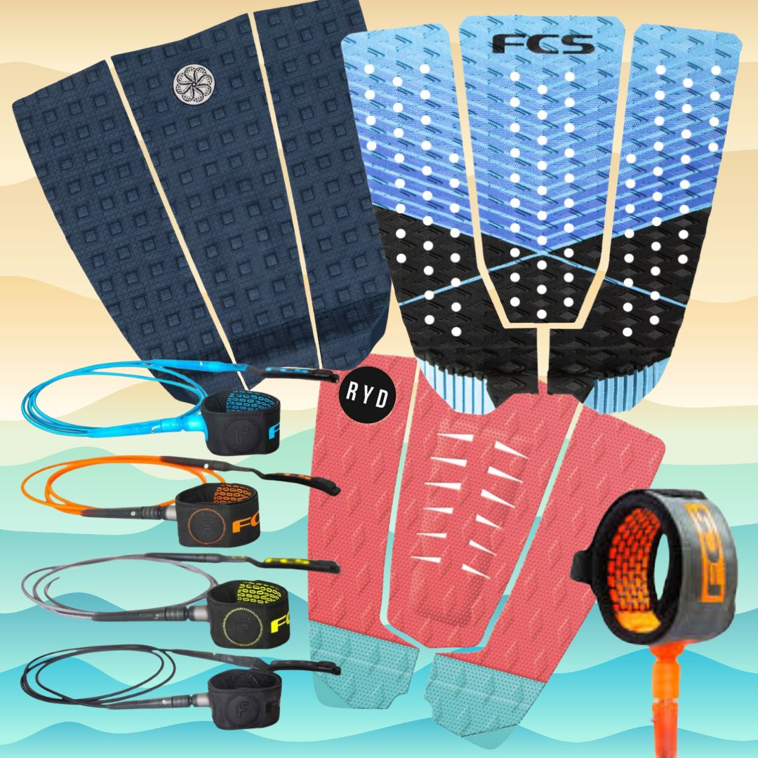 Track Pads, Leashes & Fins – Good Vibes Surf Shop Surfside Beach